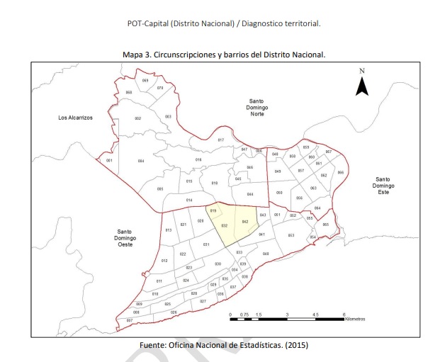 Conformación del Distrito Nacional, República Dominicana – Fuente Noticias